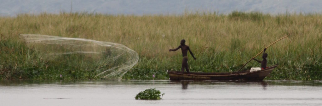 Lake Albert fishermen cast their nets - MAMA